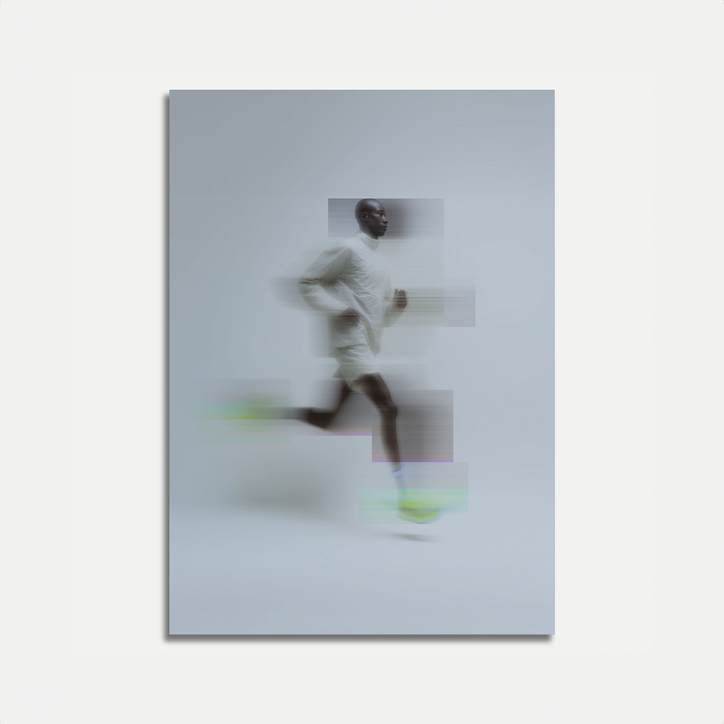 Running Motion Poster - Dynamic Athletic Wall Art Print – Artisout